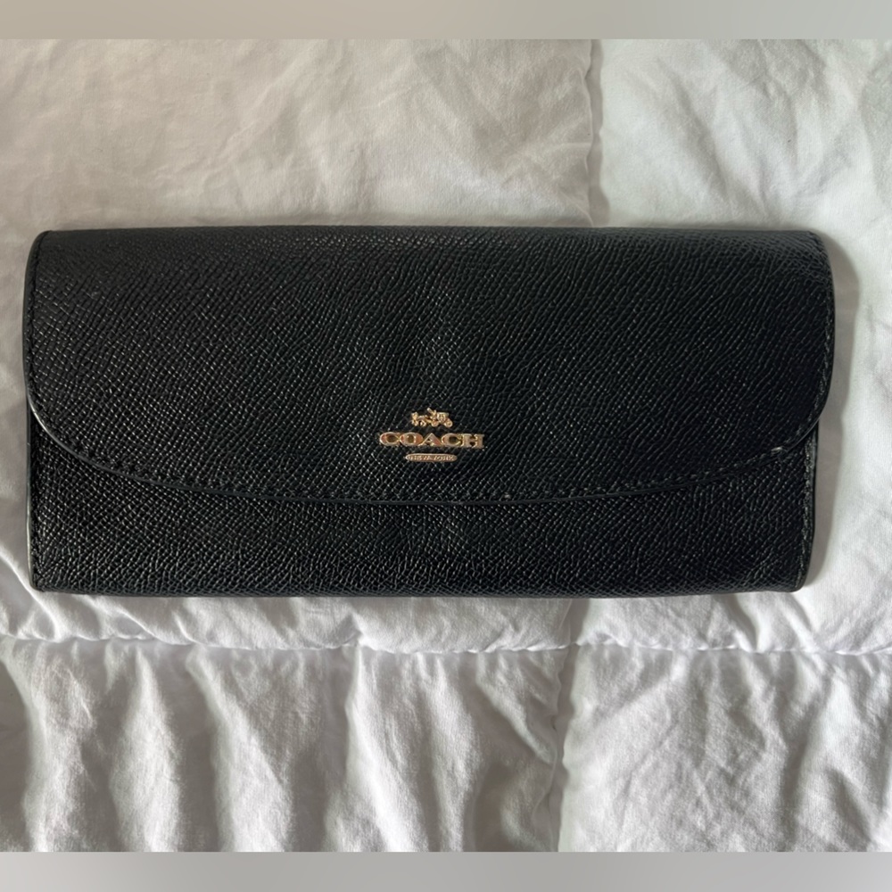 Black Coach Wallet - Gem